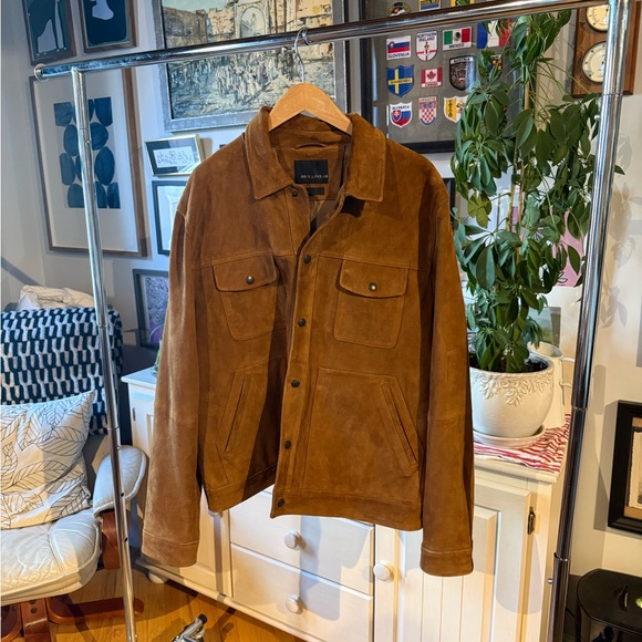 Billy Reid | Jackets & Coats | Billy Reid Tan Suede Jacket | Poshmark